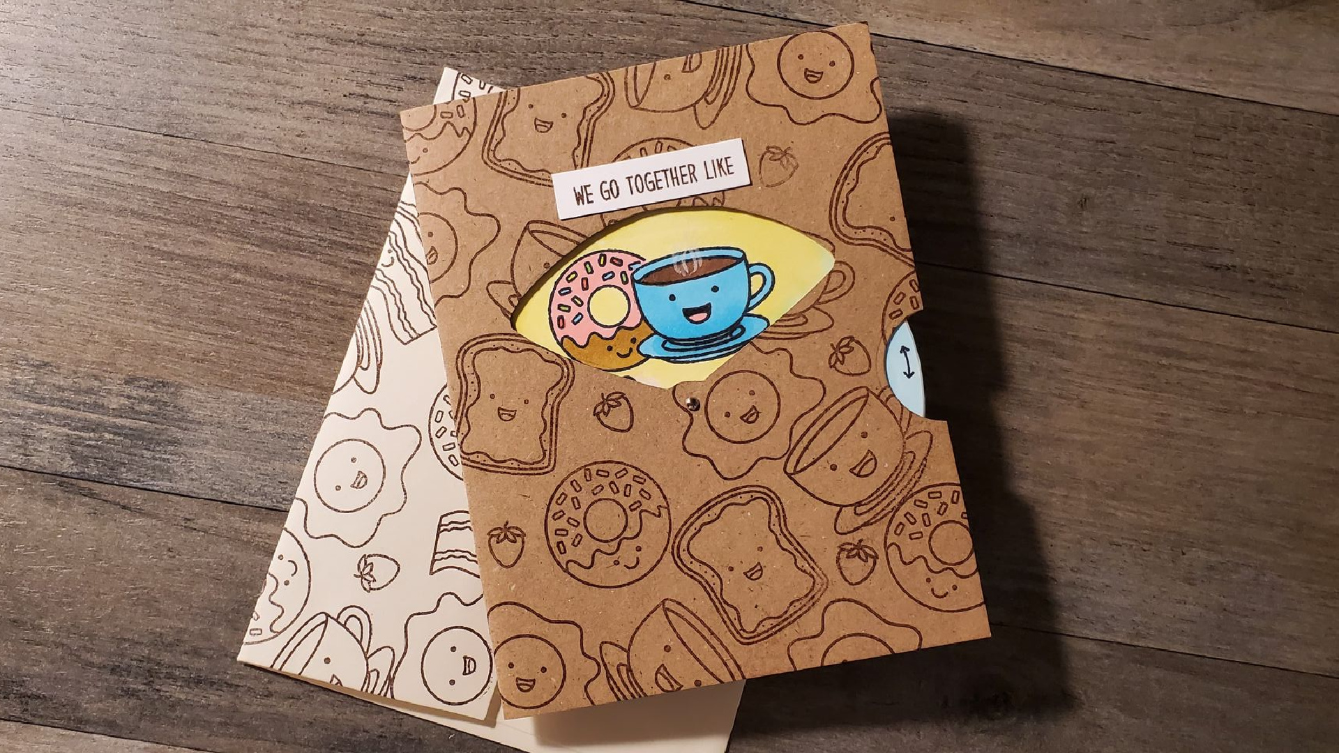 We Go Together Wheel Card - Cricketleg Creative